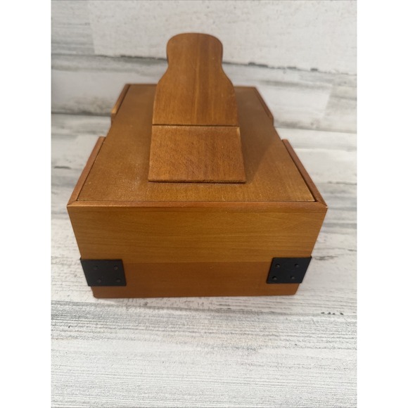 Storage & Organization | Vintage Wooden Shoe Valet De Luxe Shoe Shine ...